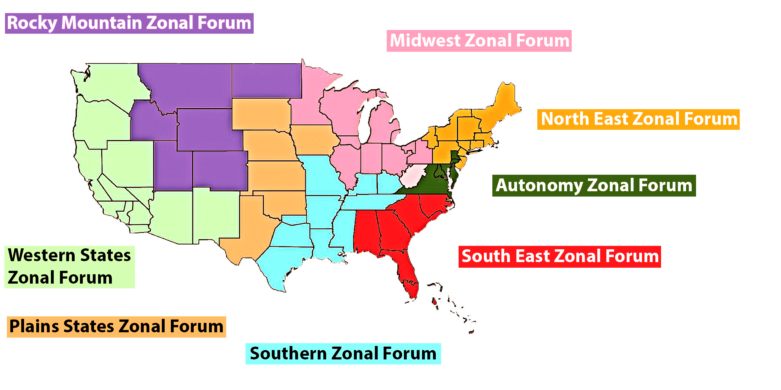 Zones of the US – Narcotics Anonymous USA